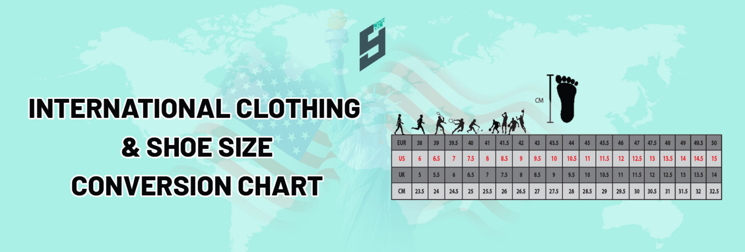 International Clothing & Shoe Size Conversion Chart