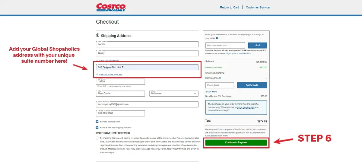Costco USA International Shipping: Shop & Ship Worldwide