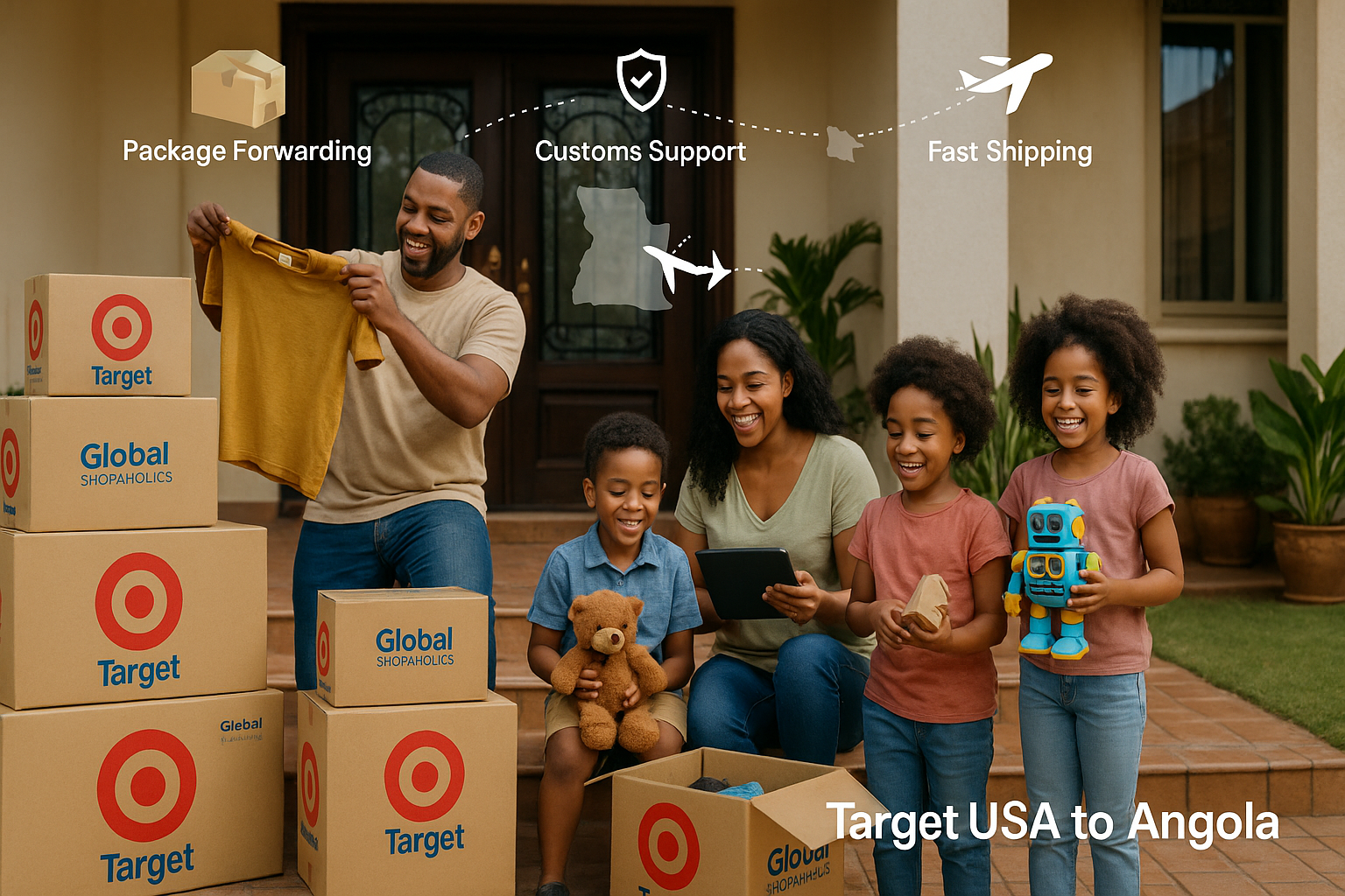 A Target faz entregas em Angola? Entrega rápida para Angola
